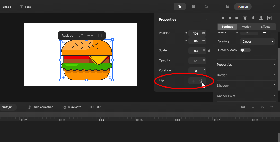 How To Flip Object CreateStudioPRO